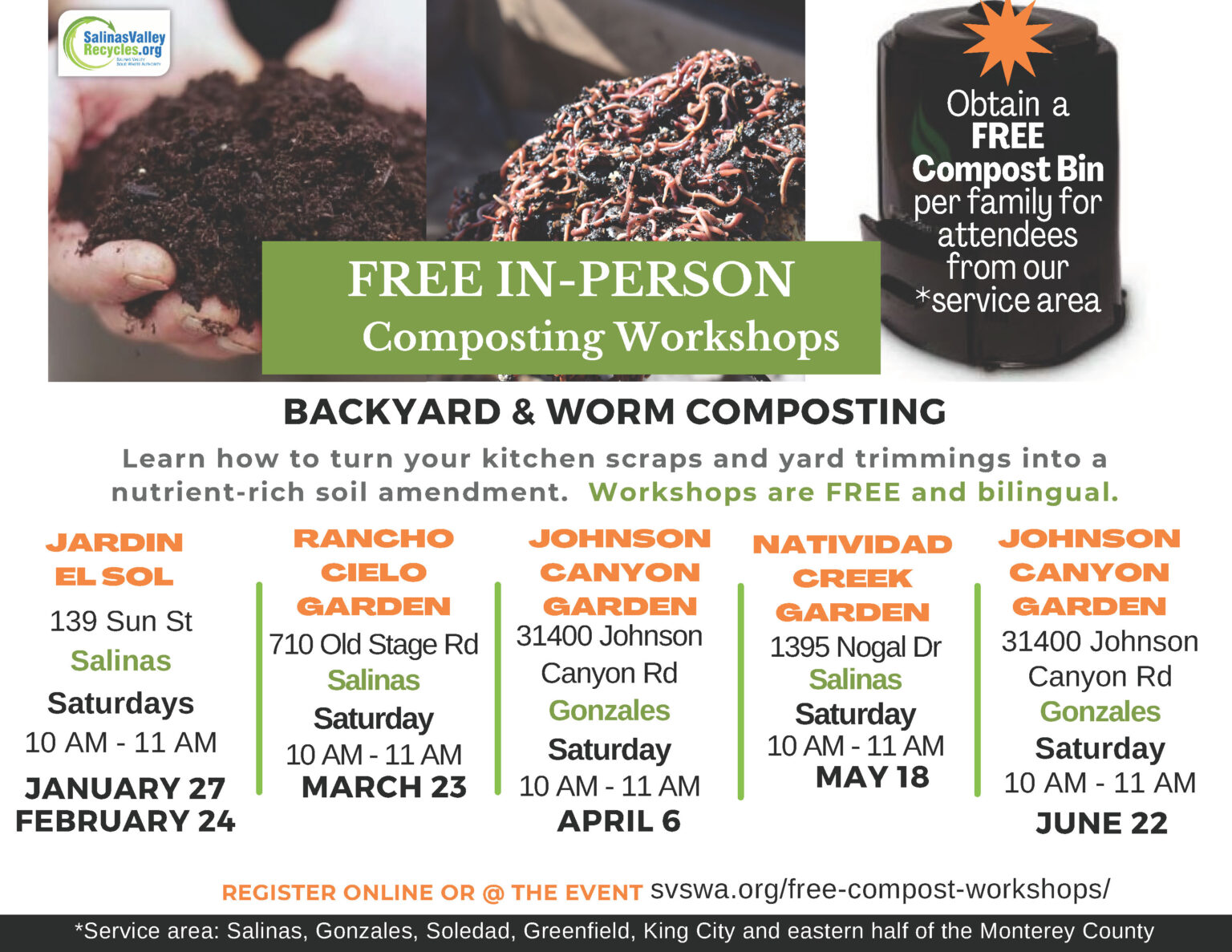 Learn to Make Compost! – Salinas Valley Solid Waste Authority