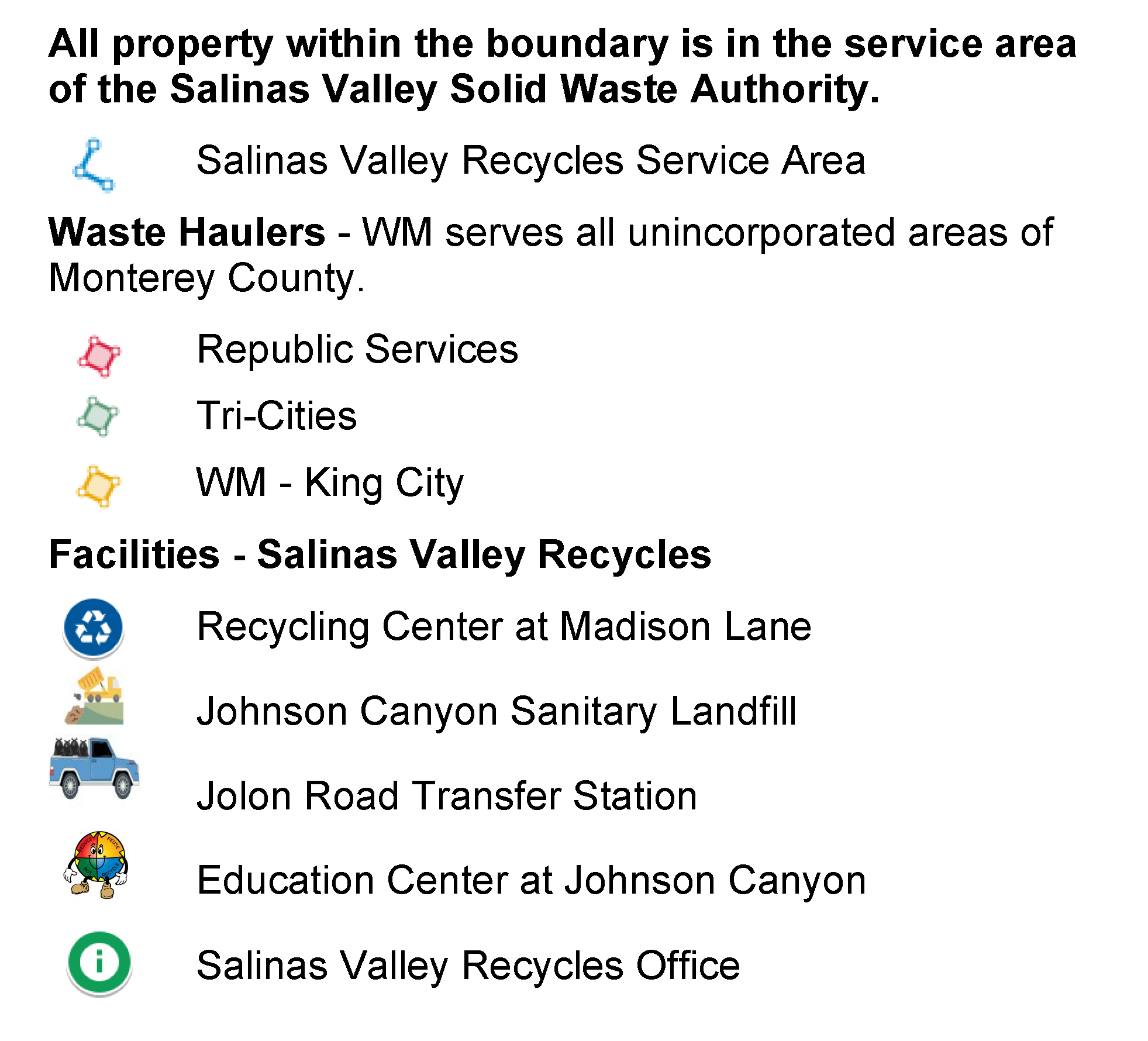 Collection Services, Residential – Salinas Valley Solid Waste Authority